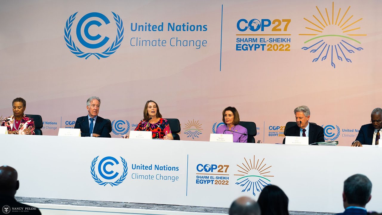 Speaker Pelosi Holds Congressional Delegation Press Conference at COP27 ...