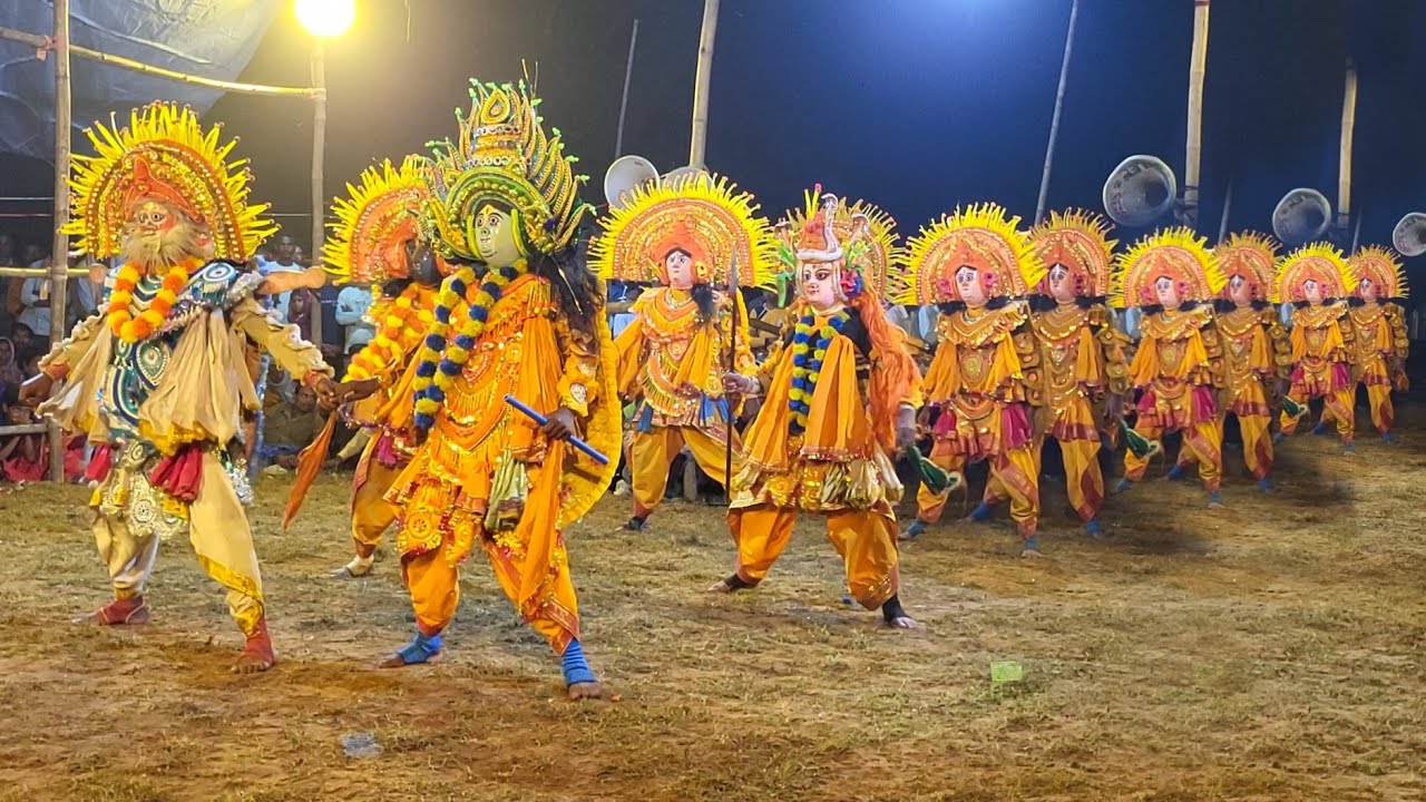 Hem Singh Mahato Chhau Nach | Purulia Chhau Nach | হেম সিং মাহাত ছৌ নাচ ...