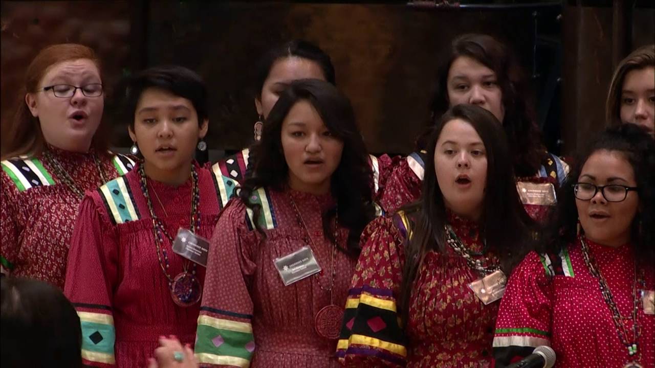 Cherokee Days 2016 - Cherokee National Youth Choir 1 - YouTube