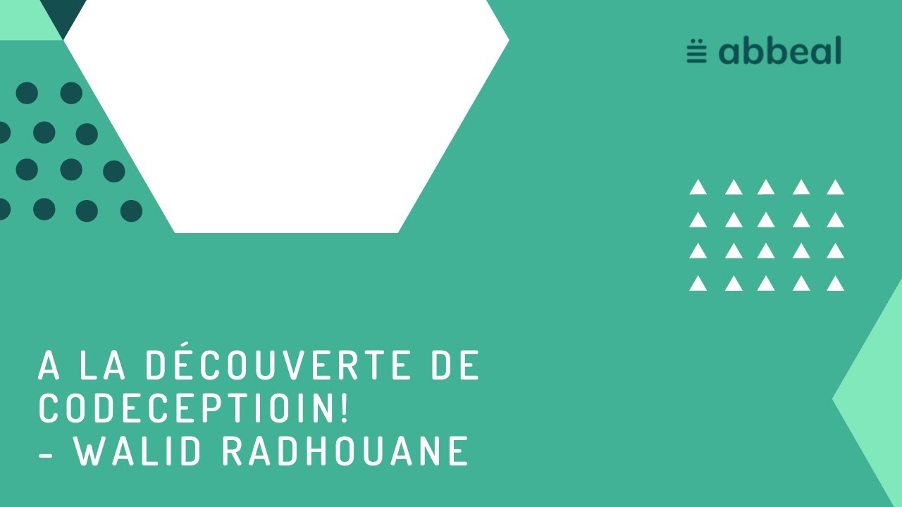 BBL - A la découverte de codeception par Walid Radhouane - YouTube