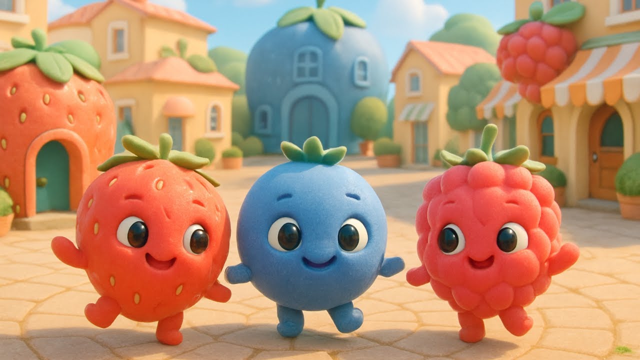 Sing Along Berries: Strawberry 🍓 Blueberry 🫐 | Fruits | Kids Song ...
