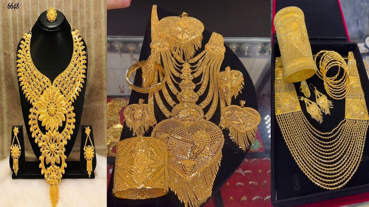 Latest gold haar designs 2024 | gold rani haar new design | bridal gold ...