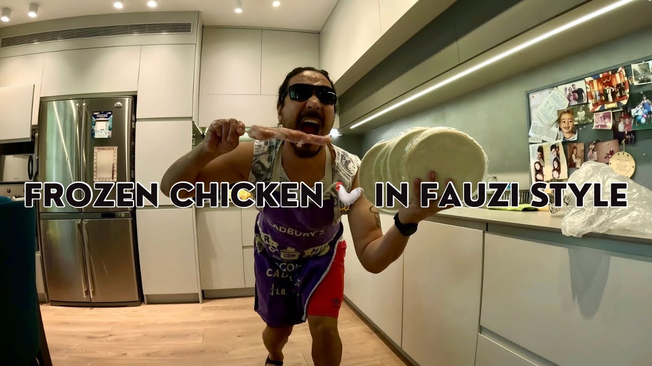 FROZEN CHICKEN 🐓 IN FAUZI STYLE || CHICKEN 🐓 GIRIVI WITH 🫓 PARATHA ...