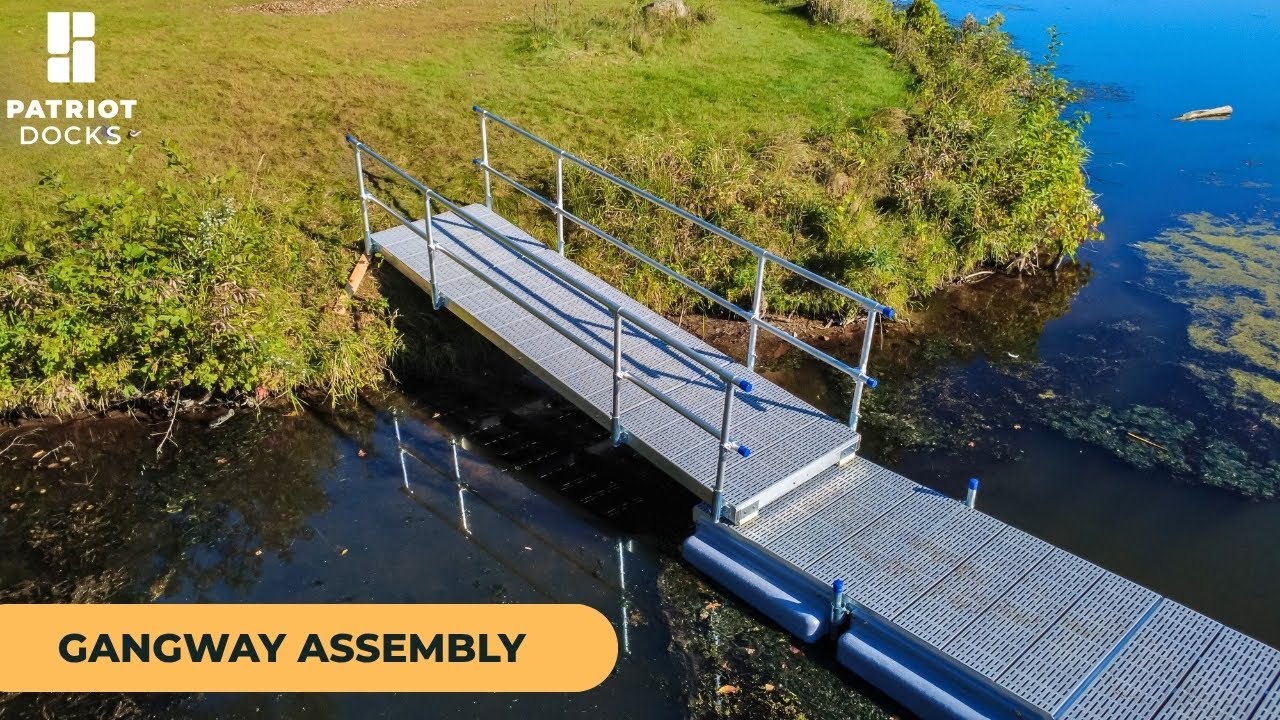How to Assemble a Patriot Docks Gangway Kit (8ft & 16ft) | Step-by-Step ...
