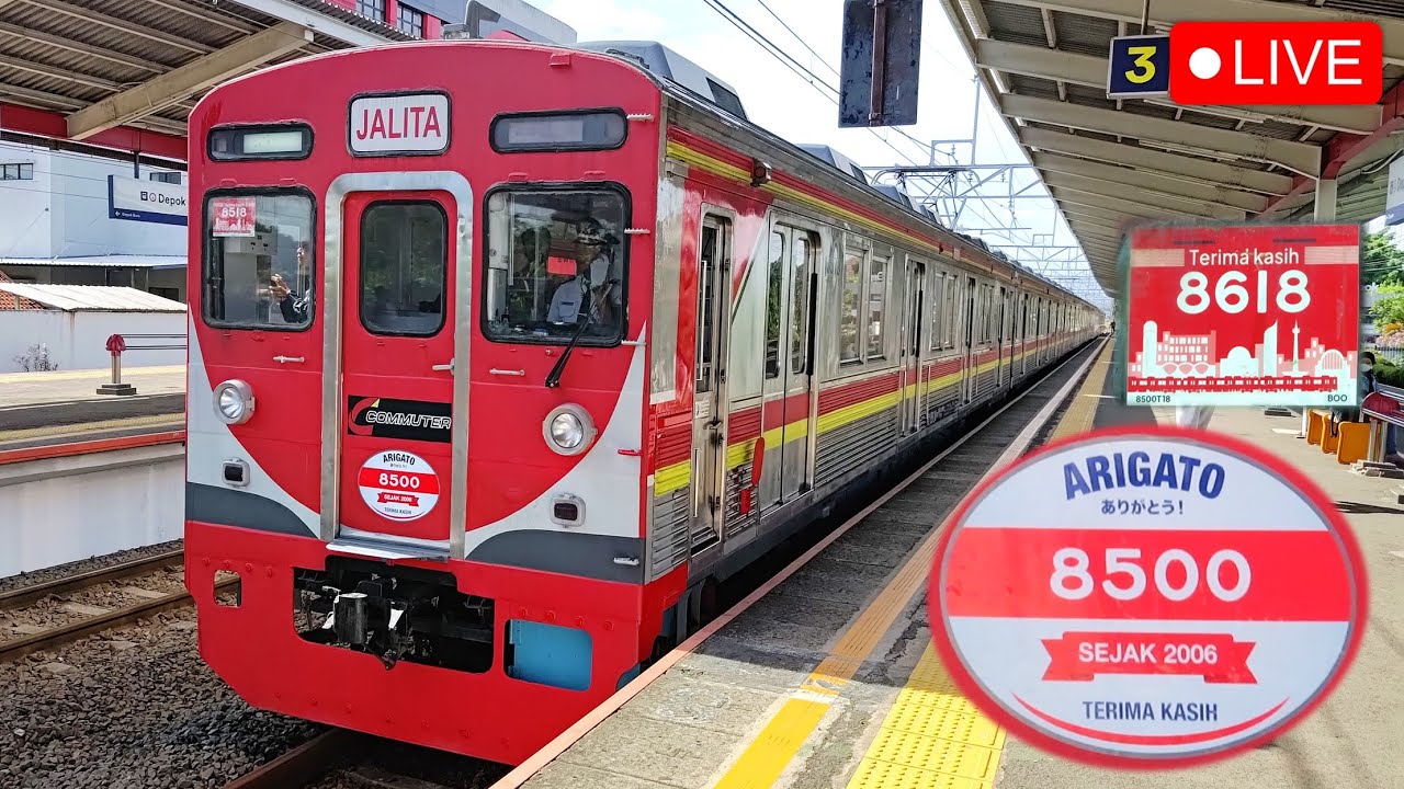 🔴 SAYONARA JALITA ! Perjalanan Terakhir KRL Tokyu 8500 JALITA & Ujicoba ...