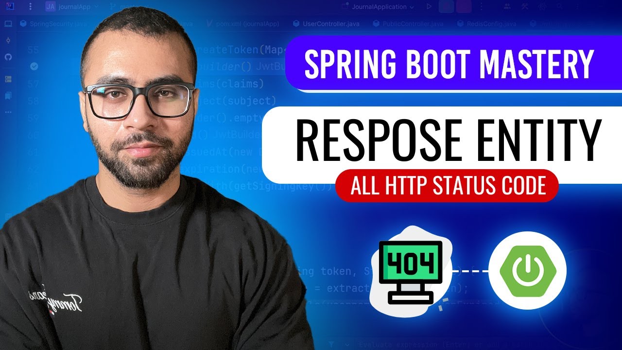 Responseentity In Spring Boot In Hindi Handling Tatus While Creating Rest Api Youtube
