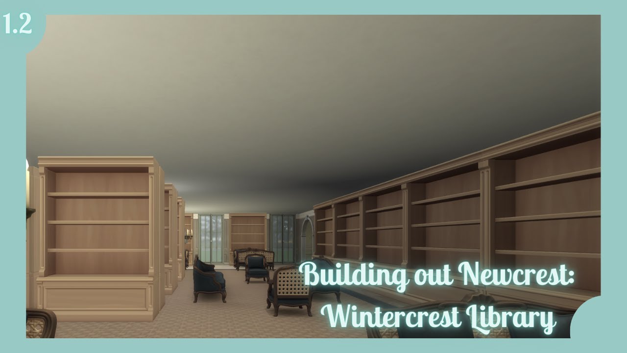 Building Wintercrest Library 🏛️📚 | Part 1: Interior Design | Building ...