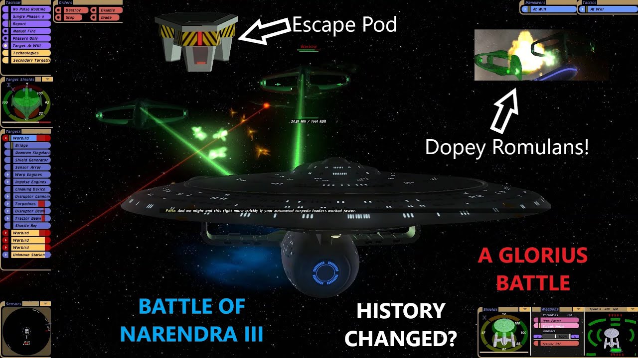 Battle of Narendra 3 | Enterprise C | History Changed? 4 Romulan ...