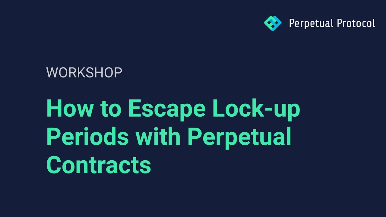 How to Escape Lock-up Periods with Perpetual Contracts - YouTube