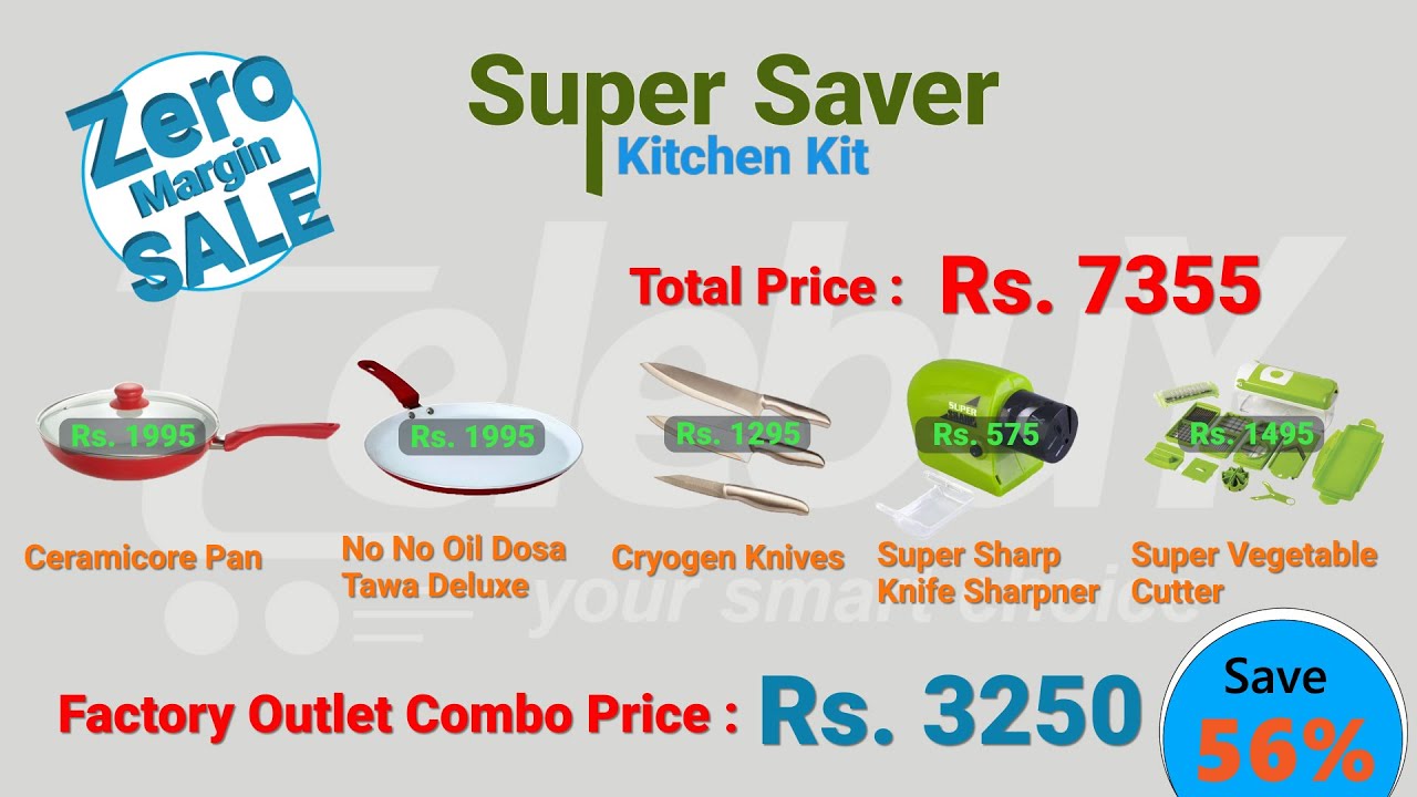 Super Saver Kitchen Kit - YouTube