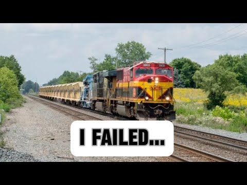 Canadian Pacific Ballast Train…. FAIL - YouTube