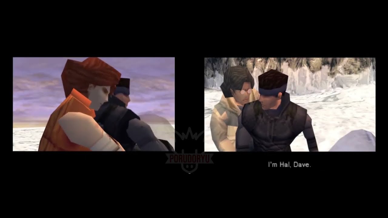 Meryl and Hal Emmerich (Otacon) Ending Comparison - Metal Gear Solid 1 ...