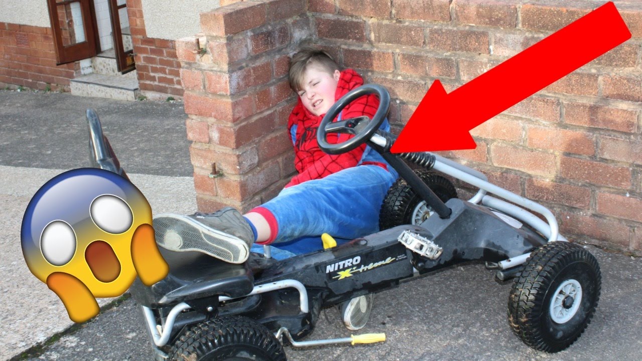 FUN WITH GO KART (ACCIDENT/CRASH!) - YouTube
