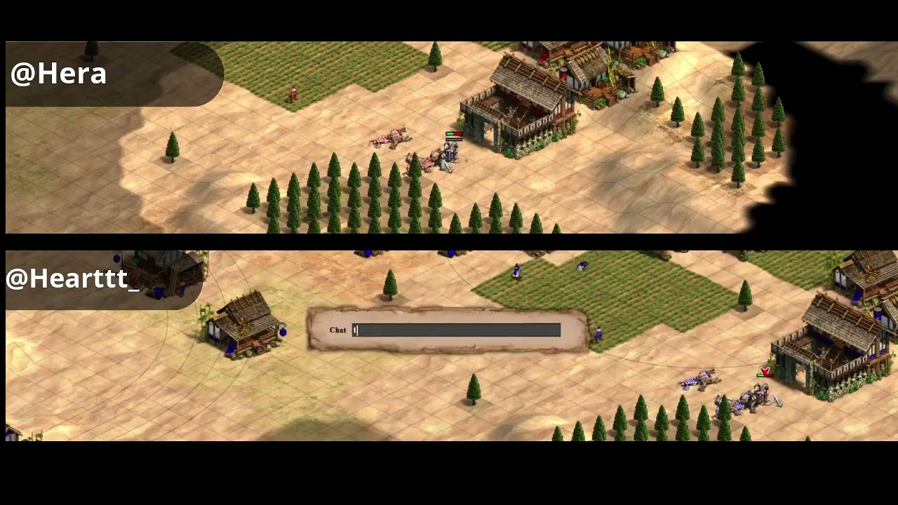 Hilarious @HeraAgeofEmpires2 's monk paints @Hearttt 's Knight #aoe2 # ...