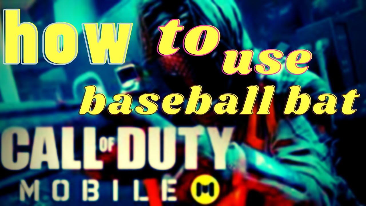 how to use Baseball Bat in codm | Aर्णव - YouTube
