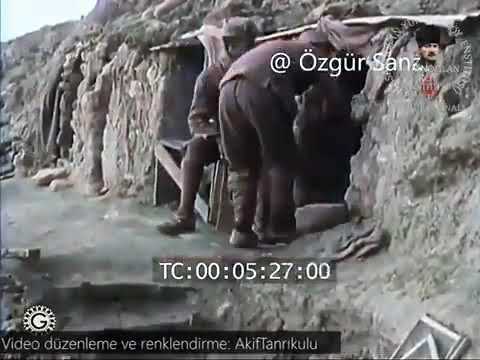 1915 Çanakkale Savaşı Cephe Görüntüleri