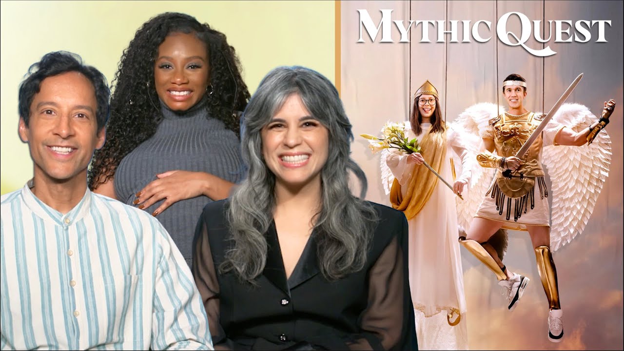 Mythic Quest Cast Talk Season 4! (Danny Pudi, Ashly Burch, Naomi Ekperigin, Naomi Hakim) - YouTube