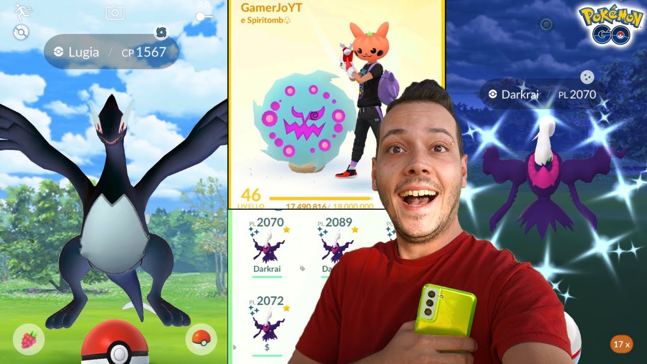 ARRIVA LUGIA OMBRA & FINALMENTE SHINY DARKRAI! - Pokémon GO - YouTube