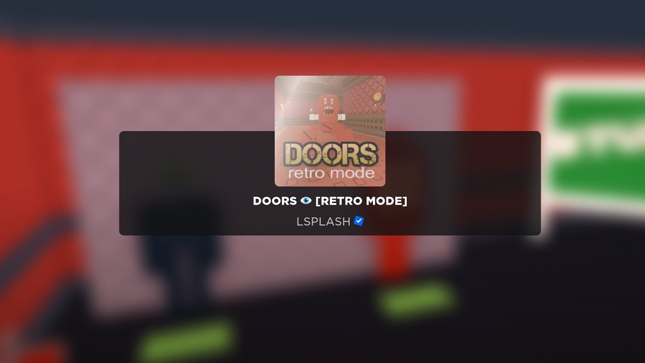 ROBLOX DOORS RETRO MODE (NEW UPDATE) - YouTube