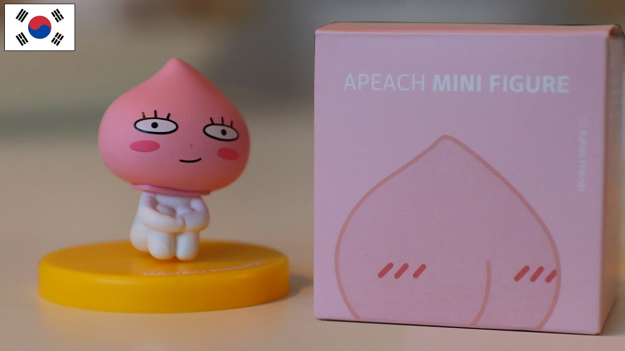 Kakao Friends Apeach Mini Figure Unboxing Korean (Unboxing) 카카오프렌즈 어피치 ...