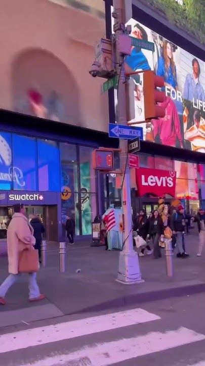 A Walk In Times Square Usa New York Youtube
