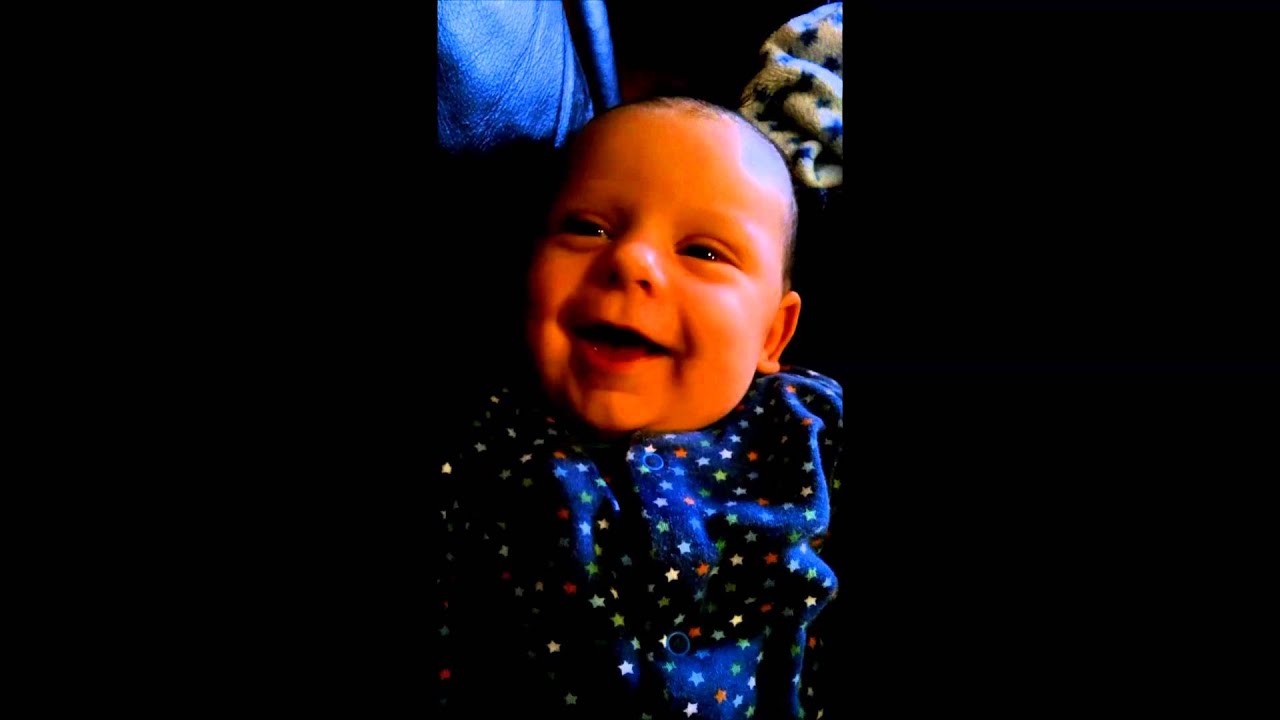 Baby Frank smiling at 6 weeks - YouTube