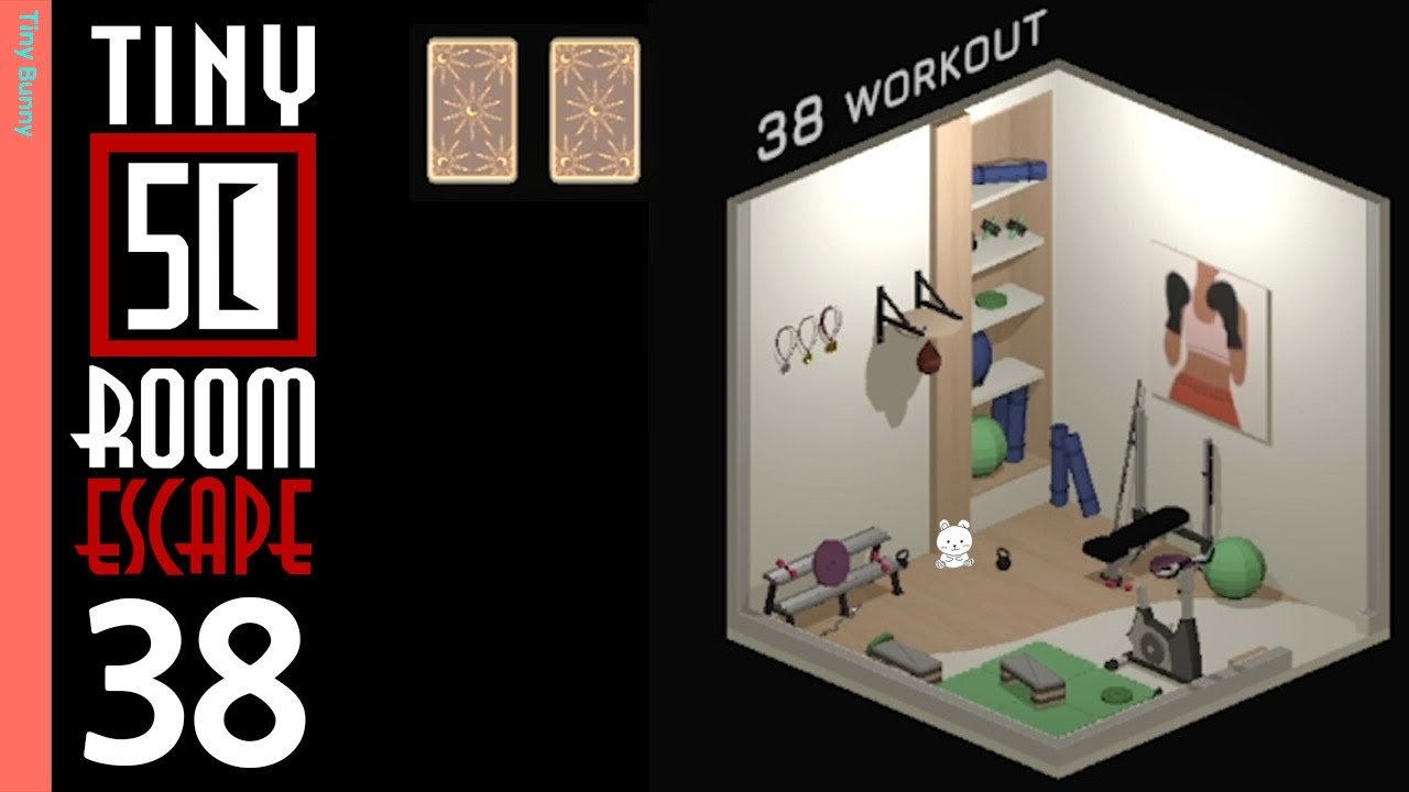 50 Tiny Room Escape 38 Workout Walkthrough (2 Cards) - YouTube