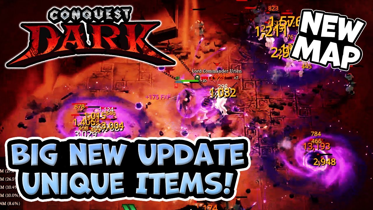 Conquest Dark Added UNIQUE Items!? Sign me up! - YouTube