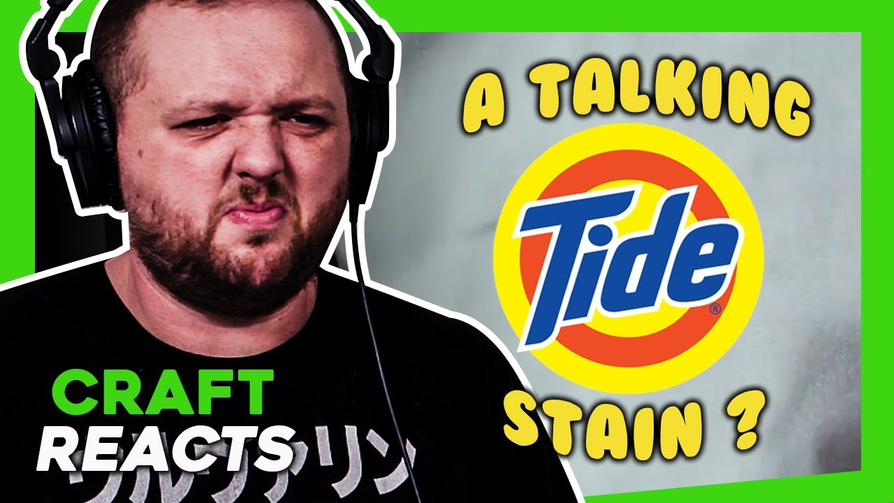 Craft Reacts | Tide Commercial Review: Talking Stain - YouTube