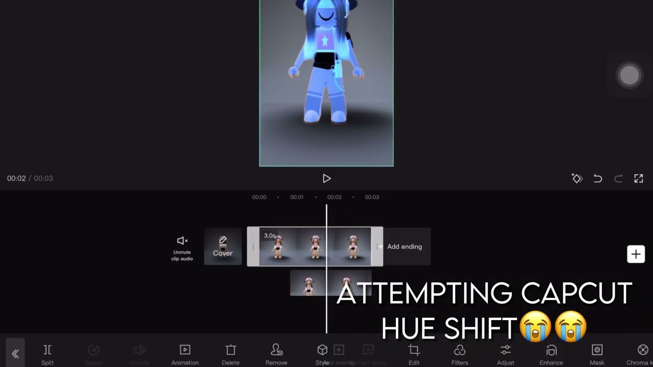 TRYING HUE SHIFT ON CAPCUT-😭💪🏼💪🏼 - YouTube