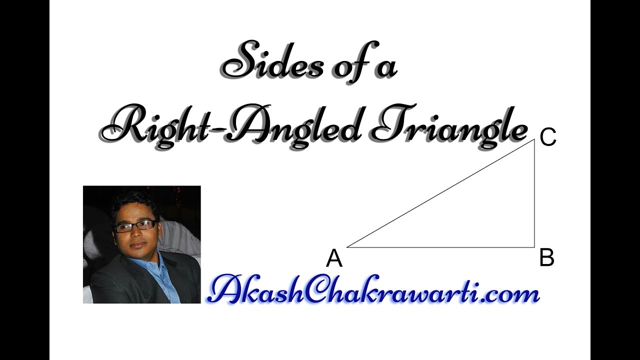 Naming the Sides of a Right-Angled Triangle | Basic of Trigonometry ...