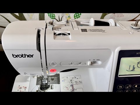 How to thread the upper thread in the SE700 - YouTube