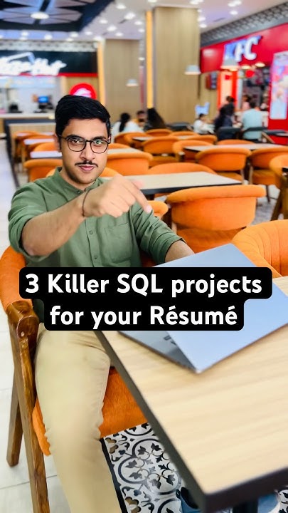 3 Must Have SQL PROJECTS for Your RESUME | #sql #coding - YouTube