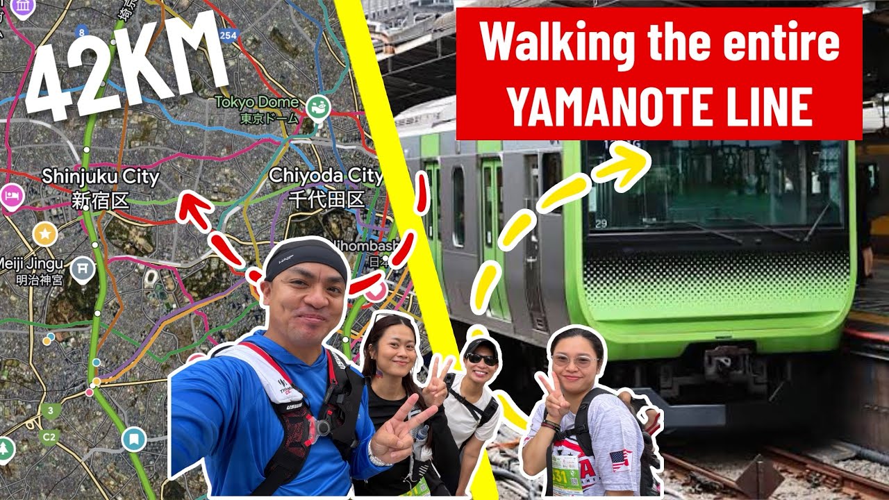 Walking the ENTIRE Yamanote line for the 2025 Yamathon! - YouTube
