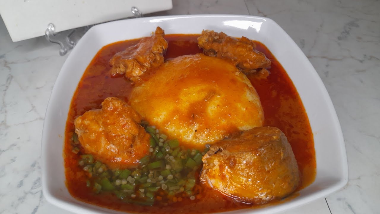Amazingly delicious Guinea Fowl palm nut soup/tasty and delicious ...
