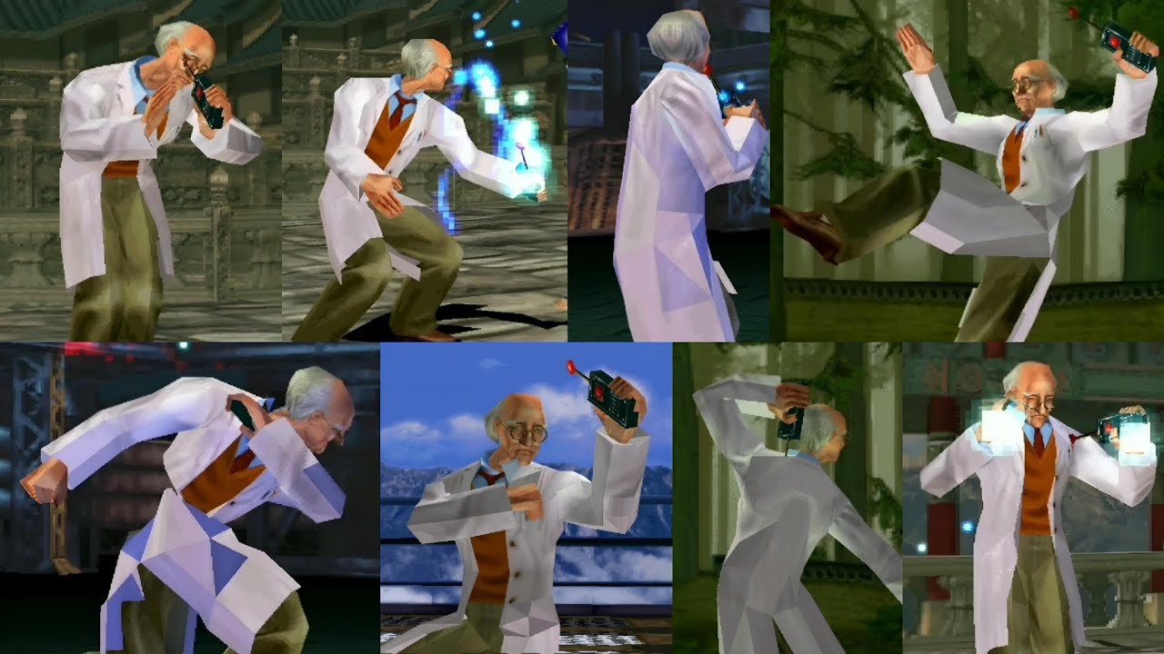 Doctor B - All Tekken 3 Characters ( Special Moves ) Gameplay 2024 ...