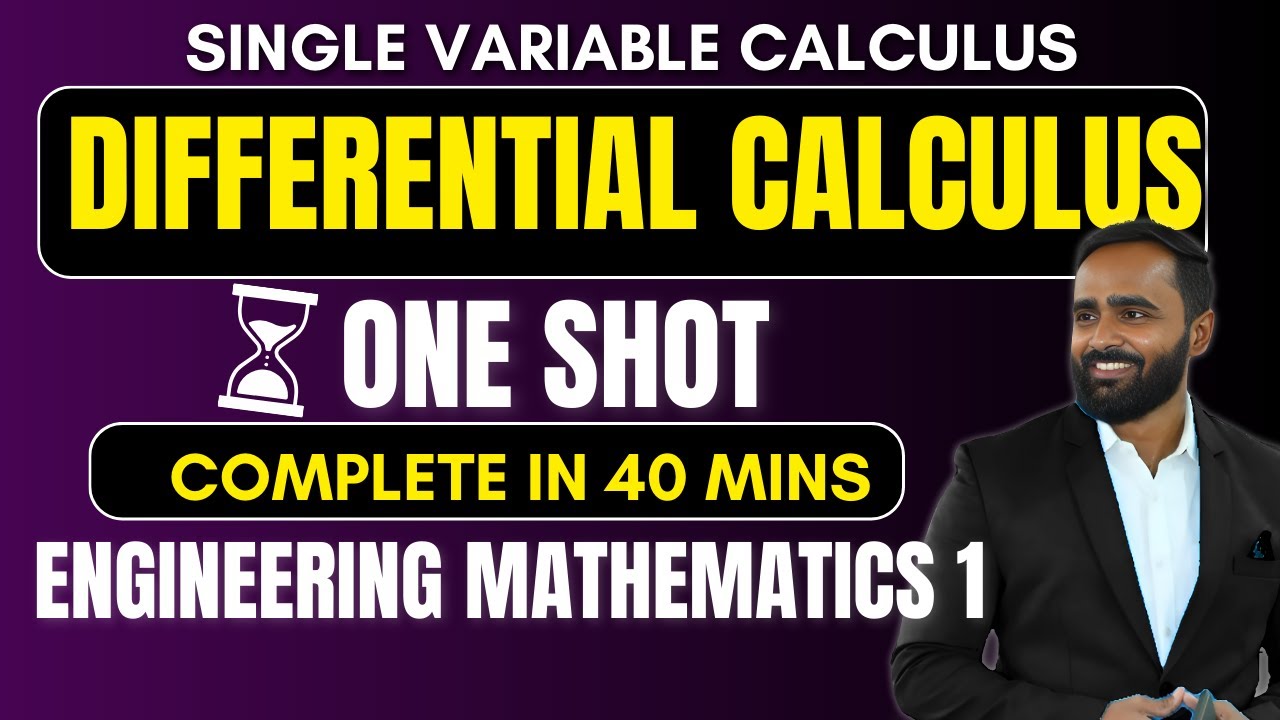 Single Variable Calculus|Differential Calculus|ONE SHOT|PRADEEP GIRI ...