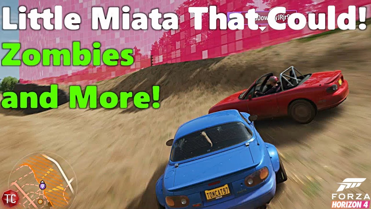 Forza Horizon 4: THE LITTLE MIATA THAT COULD! Zombies, King, + More ...