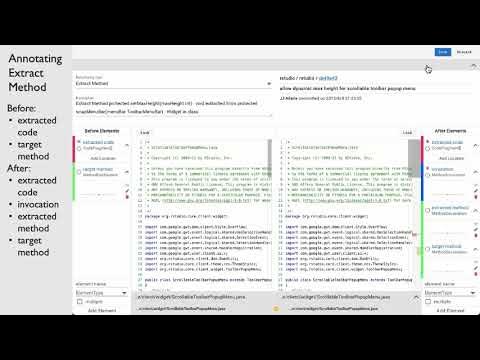 RefactorHub: A Commit Annotator for Refactoring - YouTube