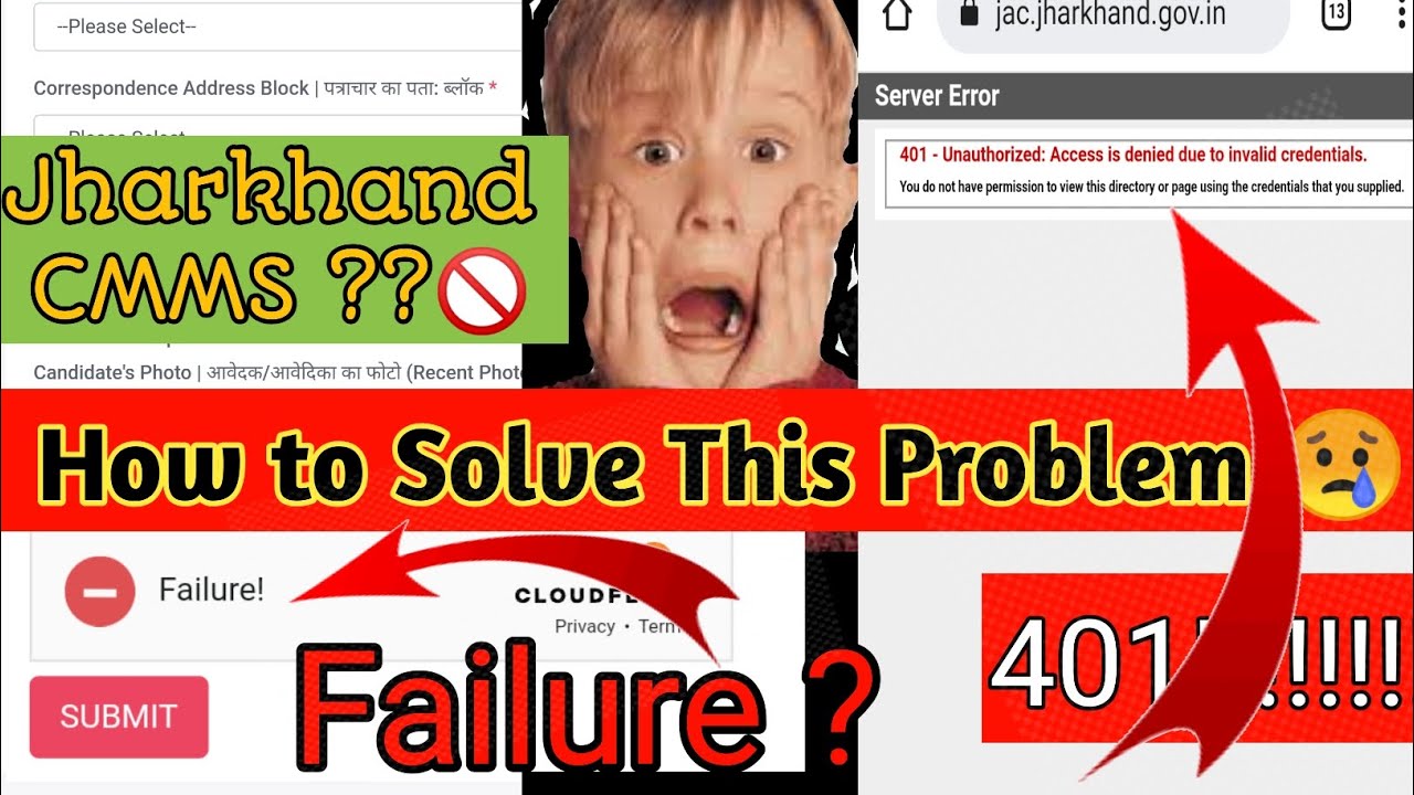 Site problem Failure! and Error401 Cm merit scholarship 2023 | CMMS | मुख्यमंत्री मेधा छात्रवृति ...