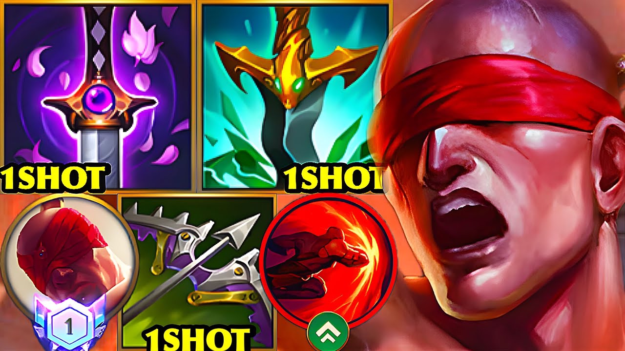 Wild Rift China Top1 Lee Sin - INSANE ONE SHOT COMBO LEESIN Build Runes ...
