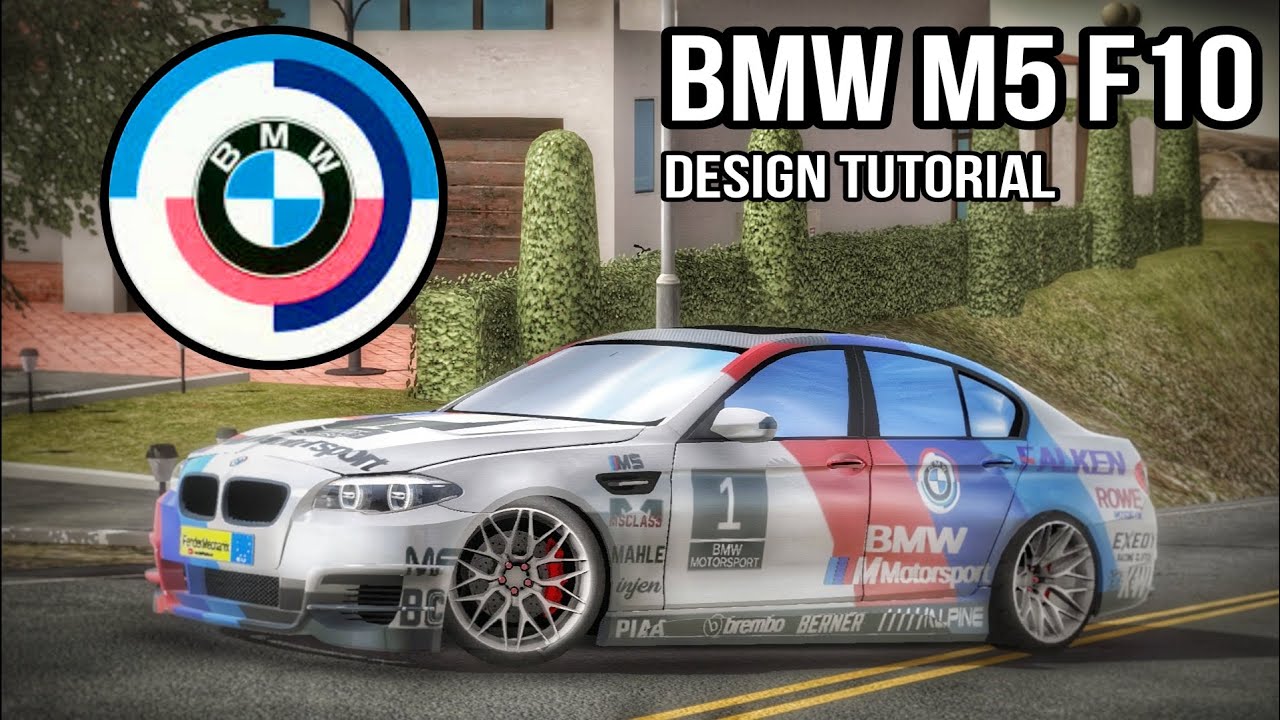 BMW M5 F10 Motorsport Livery Tutorial | Car Parking Multiplayer - YouTube
