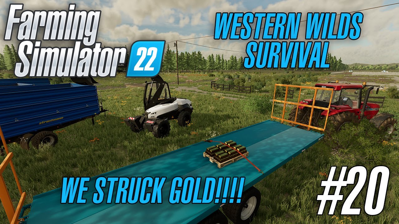 Stone Quarry and GOLD! | Western Wilds Survival FS22 Ep20 - YouTube