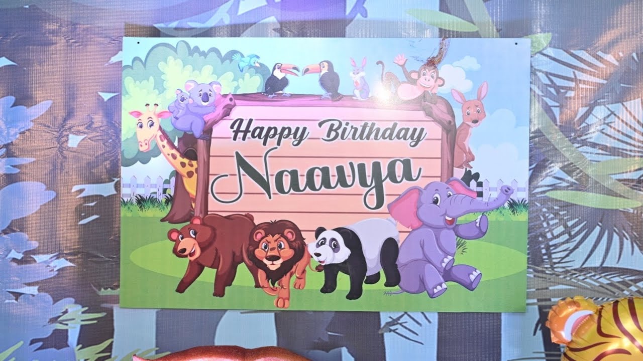 NAAVYA 1ST BIRTHDAY - YouTube