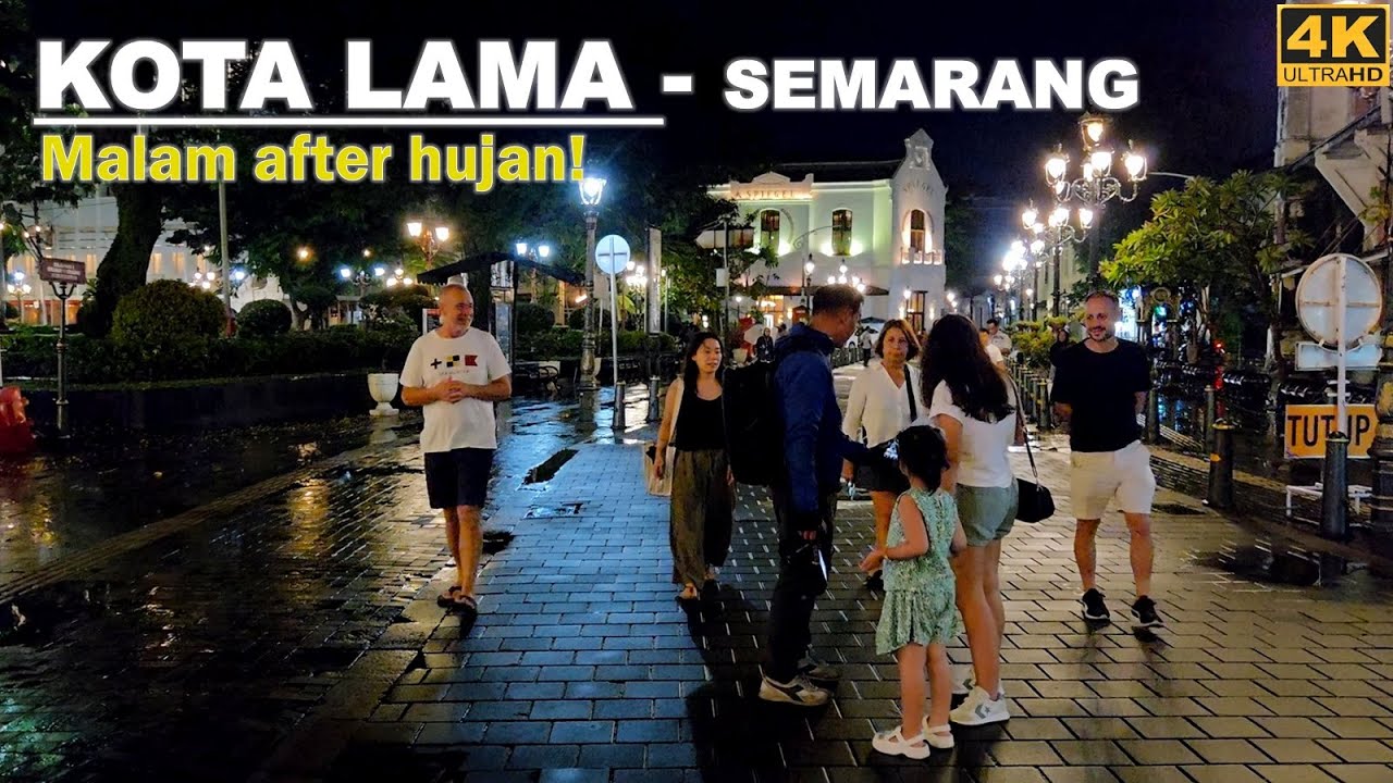 Night walking around Kota Lama Semarang Blusukan jalan malam di ...