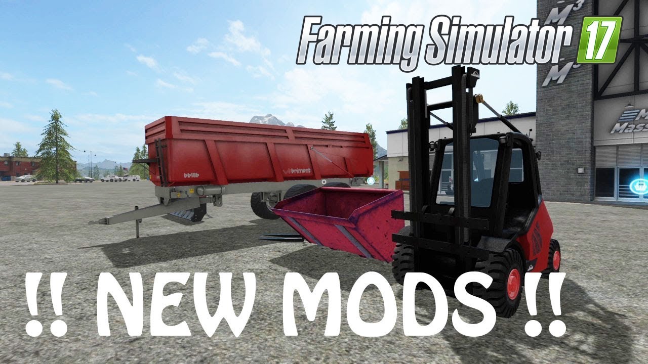 NEW MODS in Farming Simulator 2017 | NEW FORKLIFT | INSANE MODS | ROLL ...