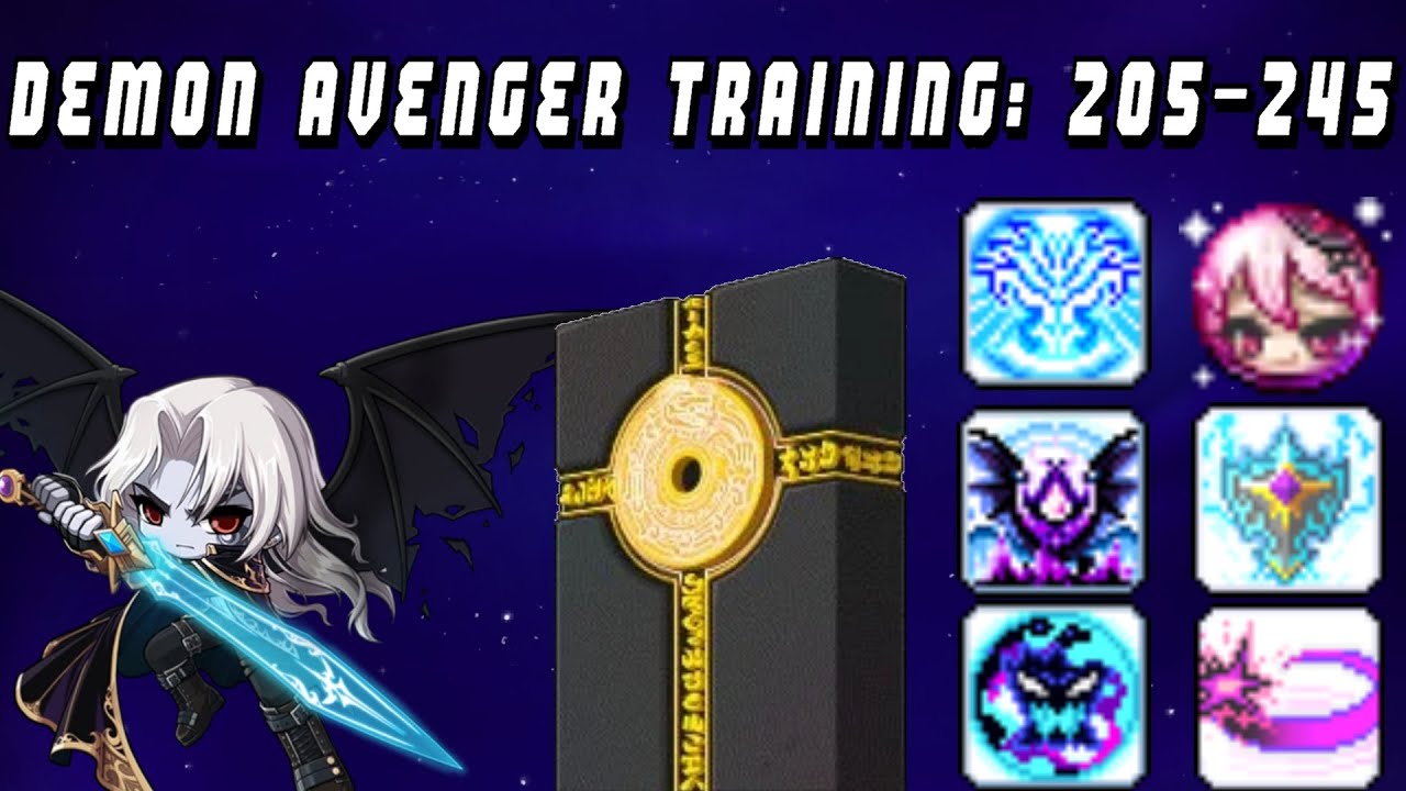205-245 Regular Server Demon Avenger Training Rotations | MapleStory ...