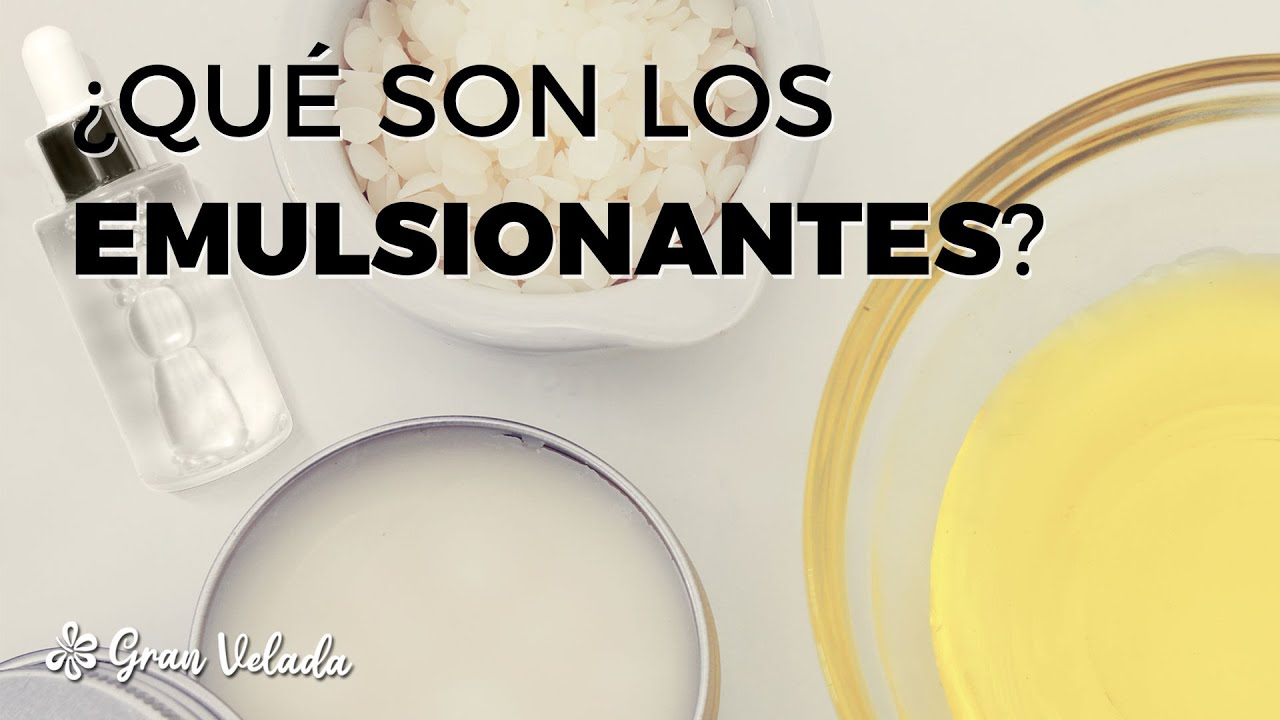 ¿Que son los emulsionantes? - YouTube