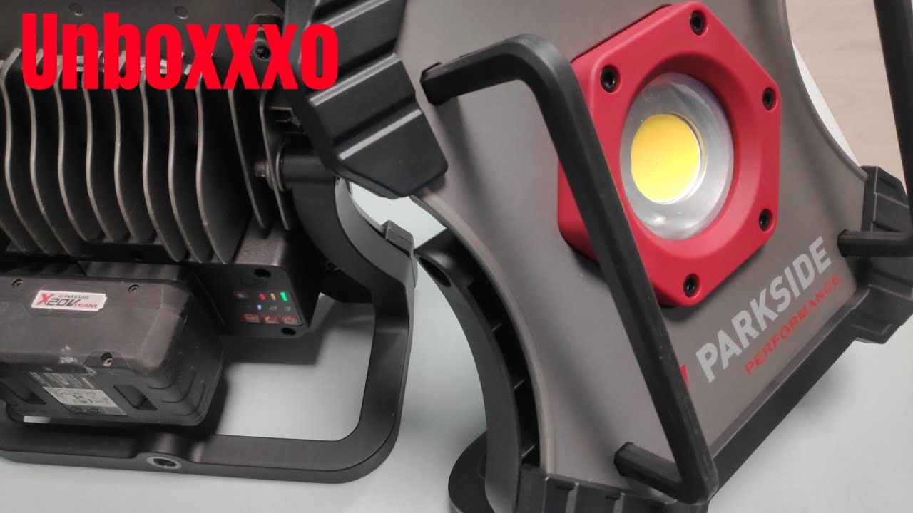 Parkside Performance Faro Led 10000lm - YouTube