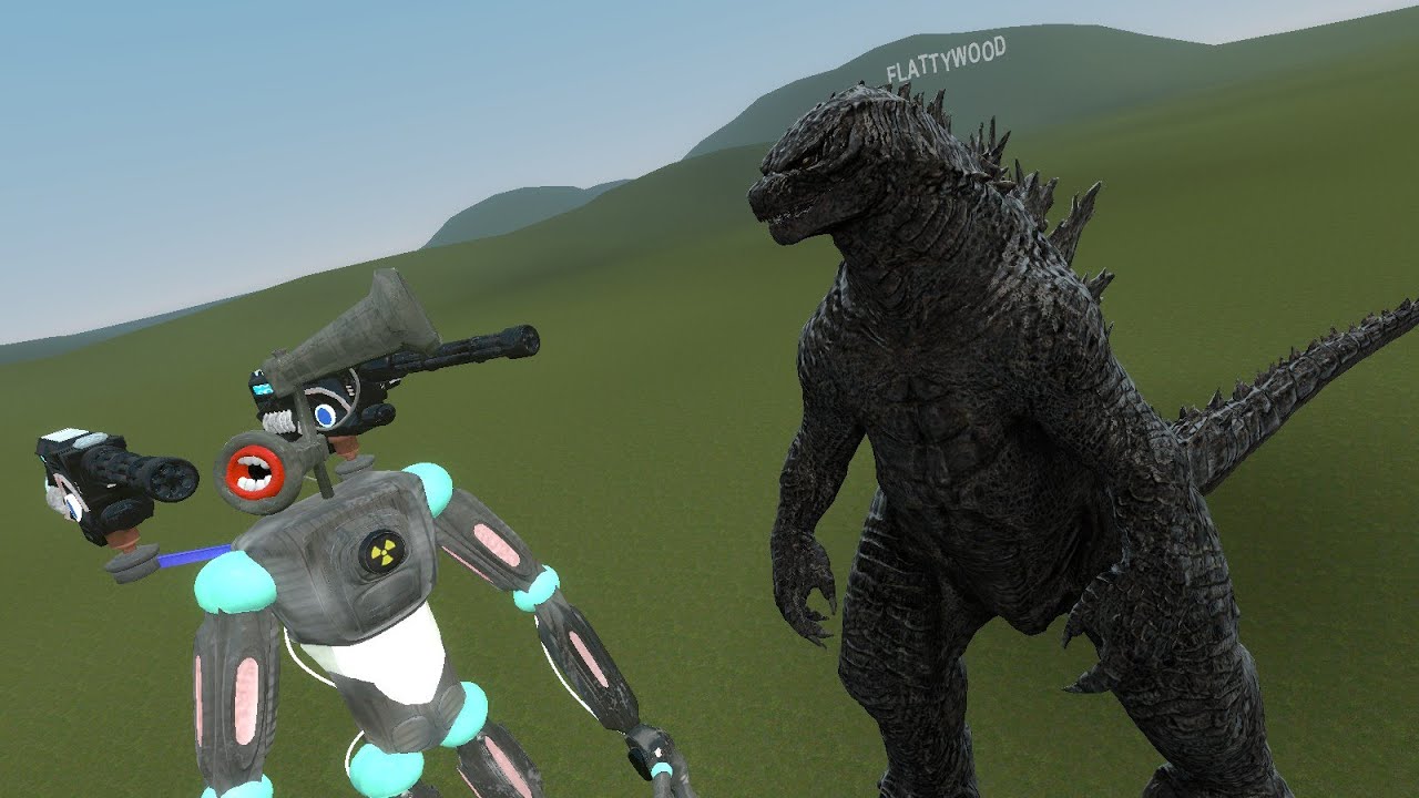 BIG MECHA SIREN HEAD VS GODZILLA In Garry's Mod! - YouTube